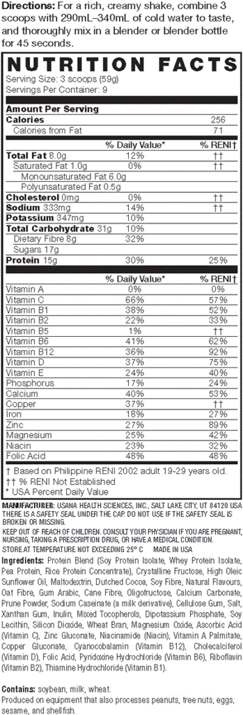 USANA Philippines - Team CNRG: USANA Nutrimeal USANA Philippines - Team CNRG: USANA Nutrimeal