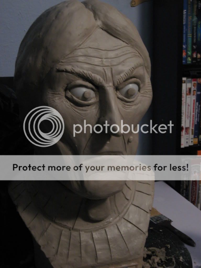 Prop Showcase: - Haunted lady bust work in progress | Halloween Forum